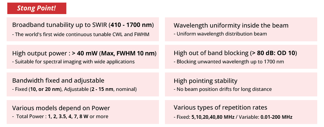 TLS-RED > Light Sources > Tunable Laser Systems SPECTROLIGHT Inc.